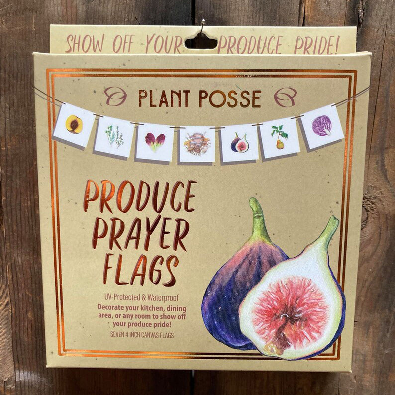 Produce Flags for Garden - Watercolor Painting on UV Protected Canvas ...